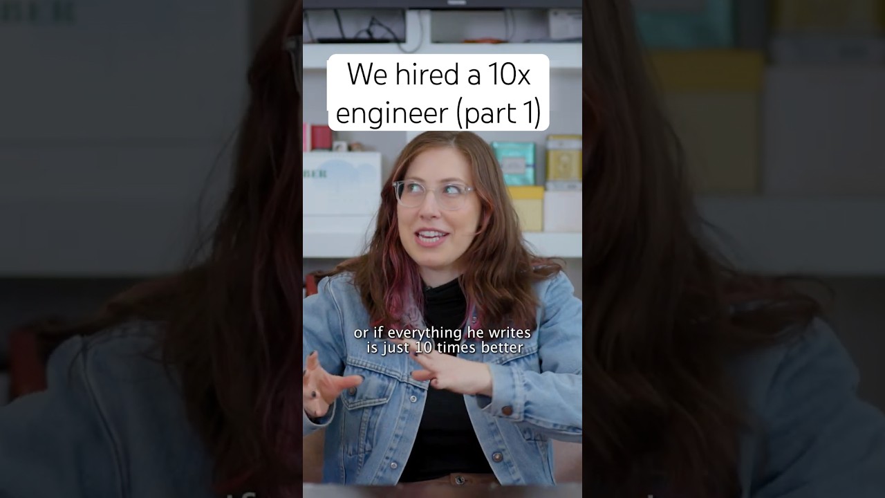 We hired a 10x engineer