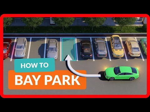 Easy Forward Bay Parking (Step-By-Step) - Driving Tips