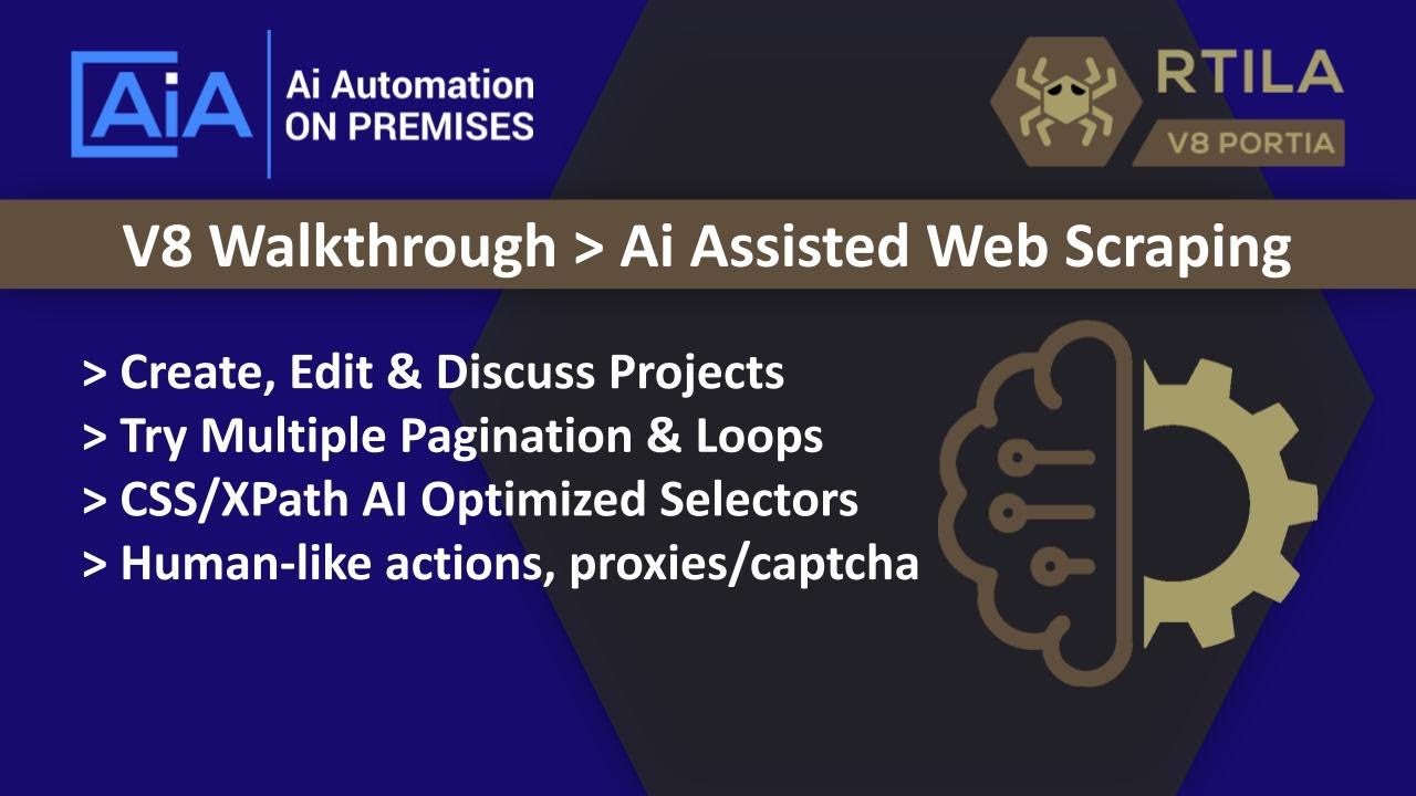 RTILA V8 Walkthrough -Ai Assisted Web Scraping