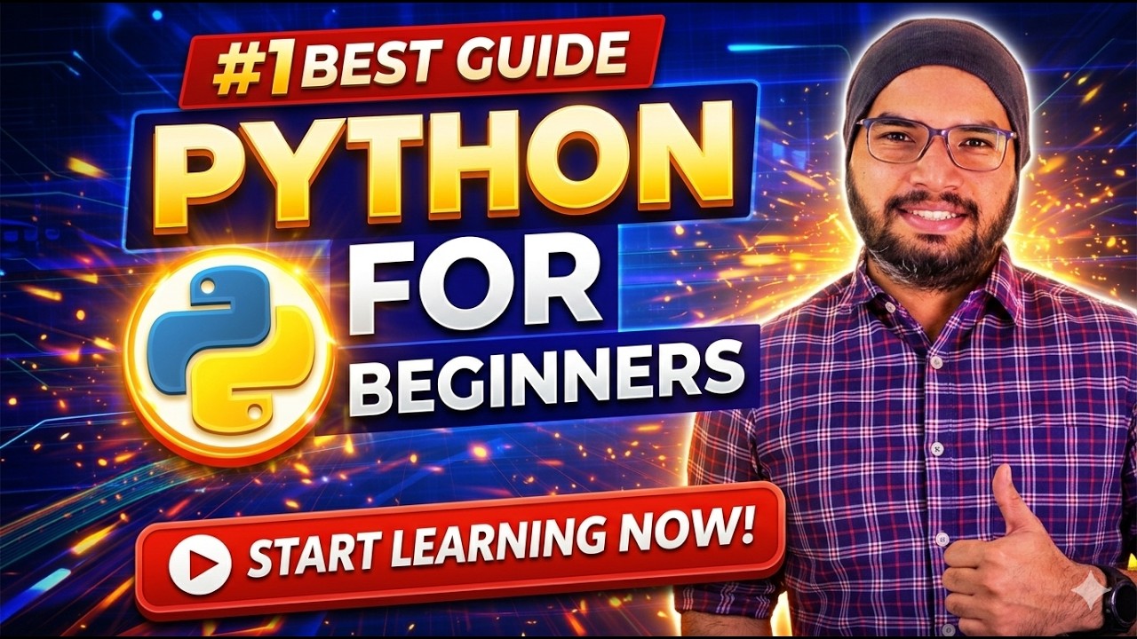 Python Full Course 2026 | Python Tutorial for Beginners | Learn Python from Scratch