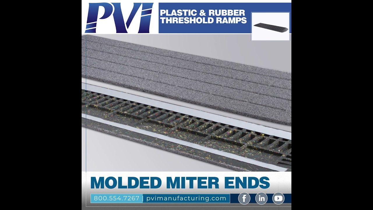 PVI Plastic-Rubber Threshold Ramps 2023