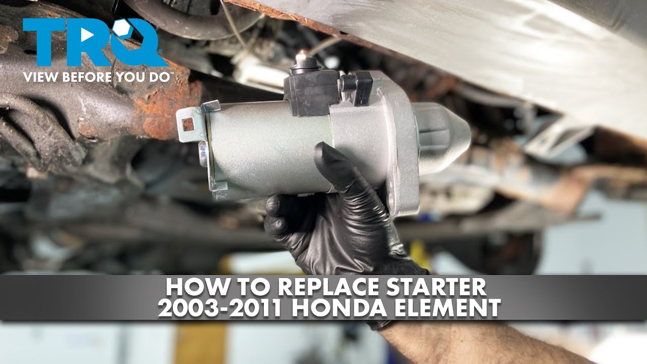 How to Replace Starter 2003-2011 Honda Element