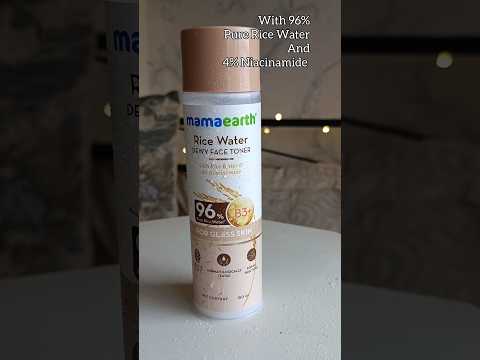 Mamaearth Rice Water Dewy Face Toner #shorts#viral#shortsfeed