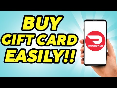 How to Buy A DoorDash Gift Card - Step by Step