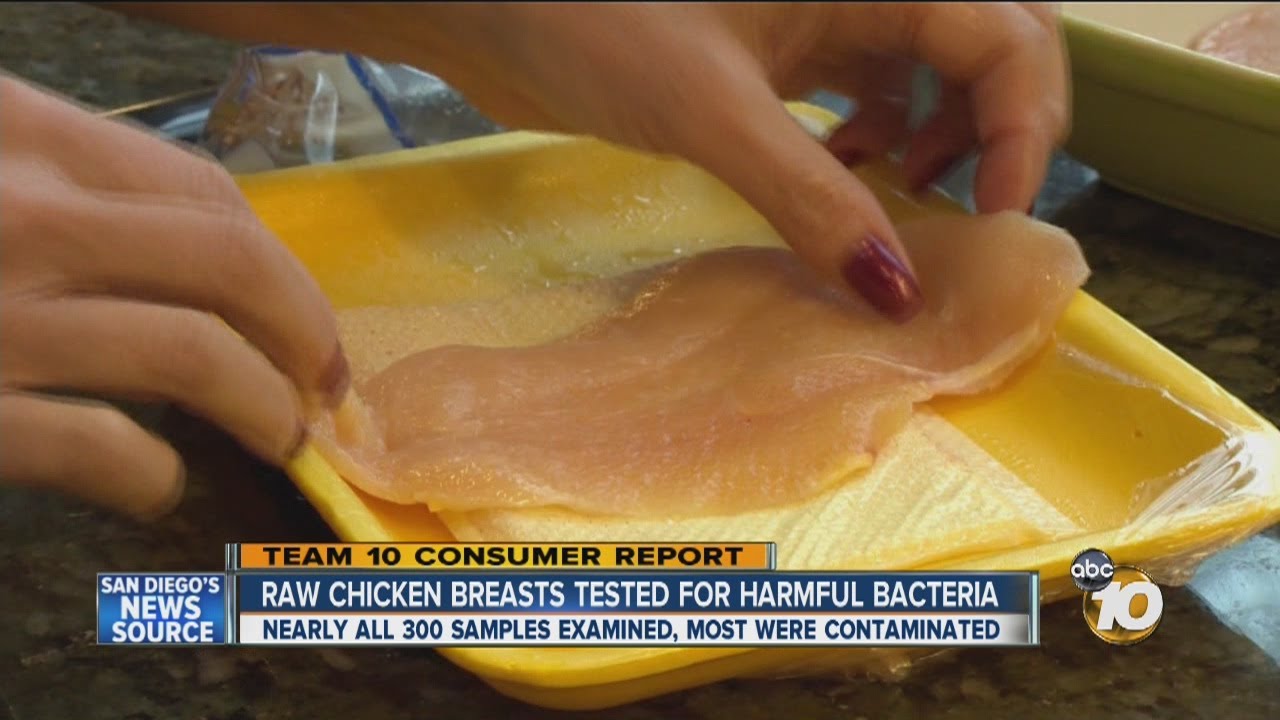 Consumer Reports test shows 97 percent of chicken samples contaminated