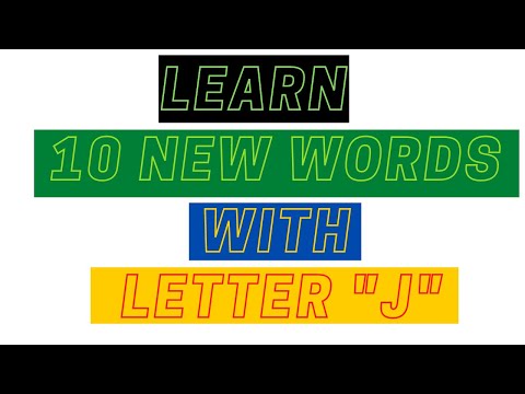 Learn 10 New Words with Letter J with their meaning and use of word in sentence