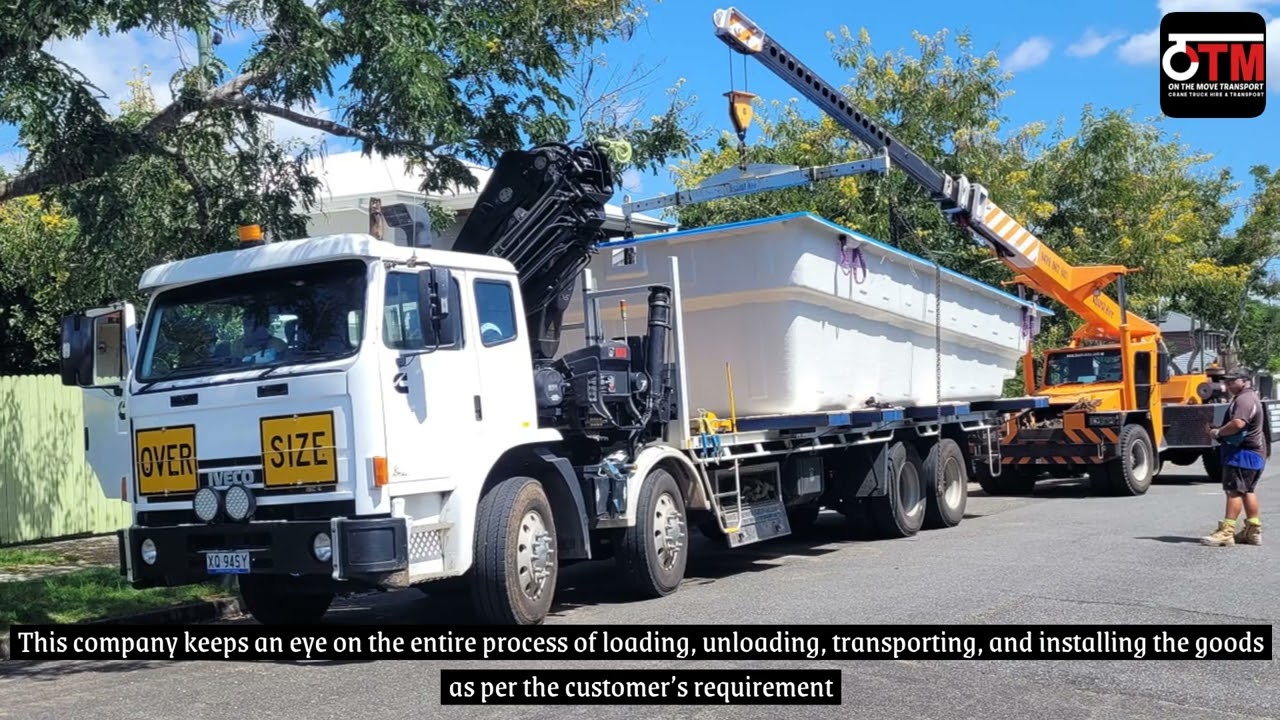 Crane Trucks and Transport Services | Crane Hire Services in Australia | OTM Transport