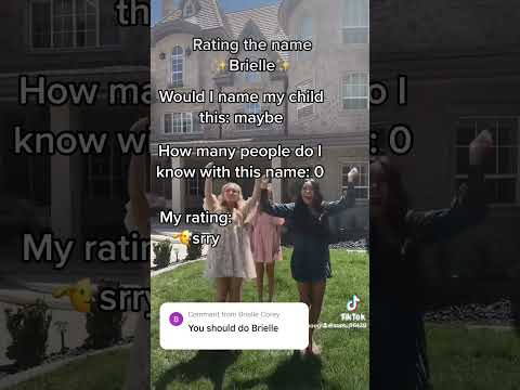 Rating the name ✨Brielle✨#shorts #viral #fyp #notenoughnelsons #rating