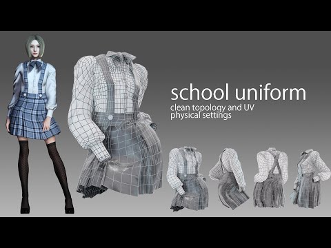 School uniform - Character Creator/Outfit - Reallusion Content Store