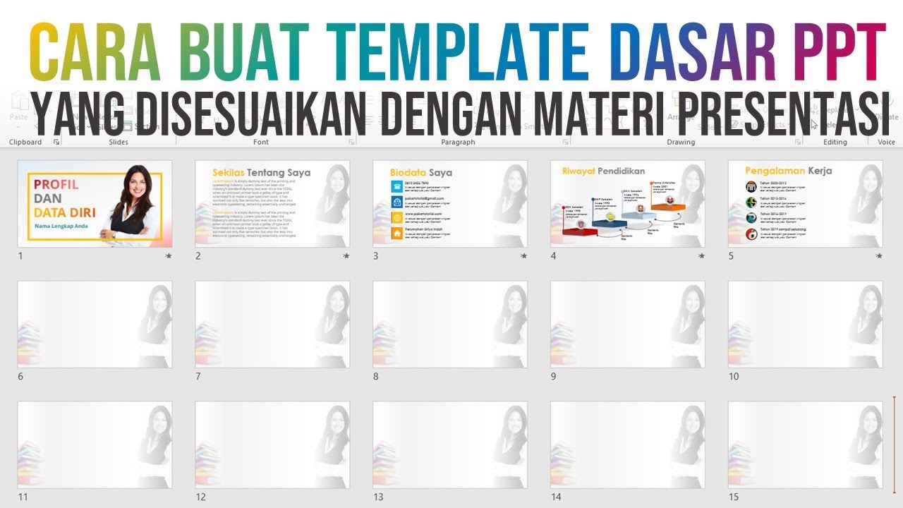 How to Create a PPT Template Customized to the Presentation Material Topic