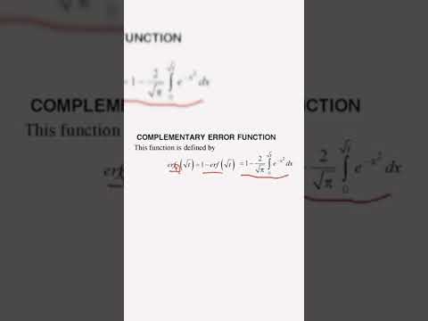 Complementary Error Function and Laplace Transform