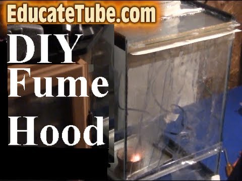 How to make DIY Micro Lab Fume Hood A Cool Weekend Project for less $100!
