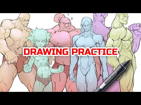 🙋♂️ DRAWING THE MALE BODY (construction explained)