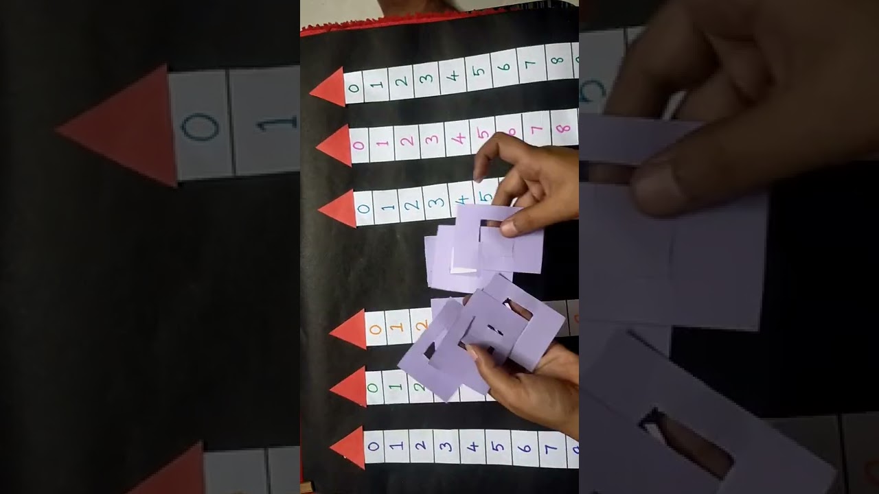 Decimal place value working model/decimal place value maths project #shorts #maths  #project