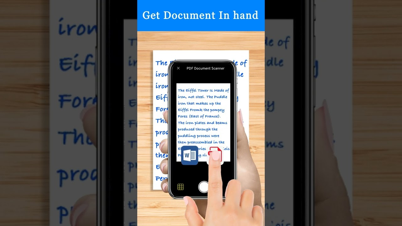 Scan Documents to high quality PDF