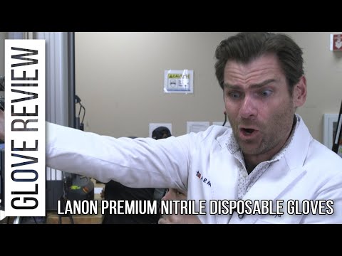 Lloyd can't stop smelling it - Lanon Premium Nitrile Disposable Gloves Review