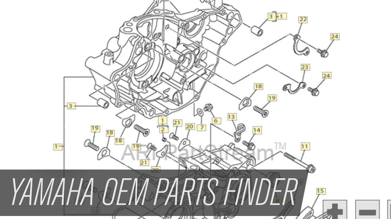 Yamaha Motorcycle and ATV OEM Parts Finder