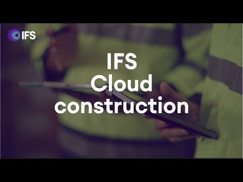 Be in complete project financial control with IFS Cloud for construction