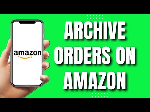 How To Archive Orders On Amazon App (Quick)