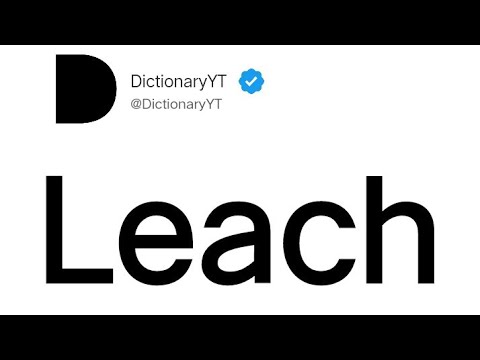 Leach Meaning in English