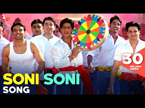 Soni Soni Song | Mohabbatein | Shah Rukh Khan, Aishwarya Rai | Jatin-Lalit, Anand Bakshi | Holi Song
