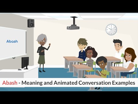 Abash - Meaning with animated conversation examples in english