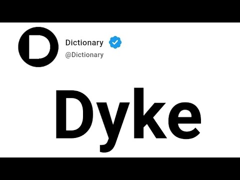 Dyke Meaning In English