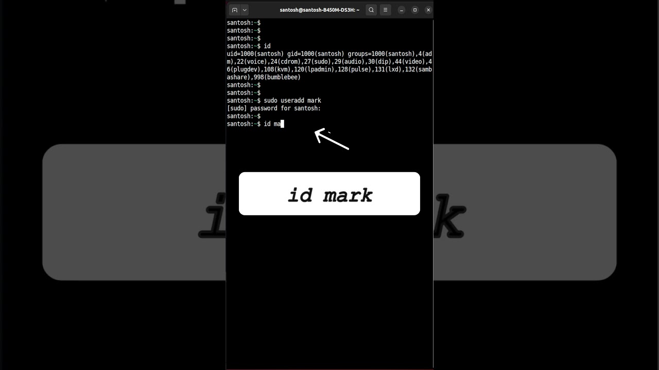Learn Unix 'id' Command in 60 Seconds! | Unix Commands for Beginners #linuxforbeginners