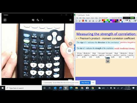 Calculating Correlation Measure (r-value)