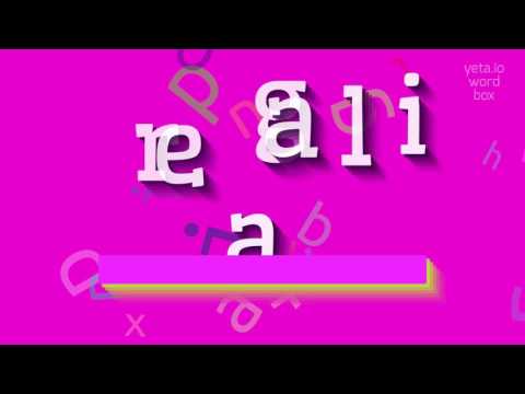 REGALIA - HOW TO PRONOUNCE IT? #regalia
