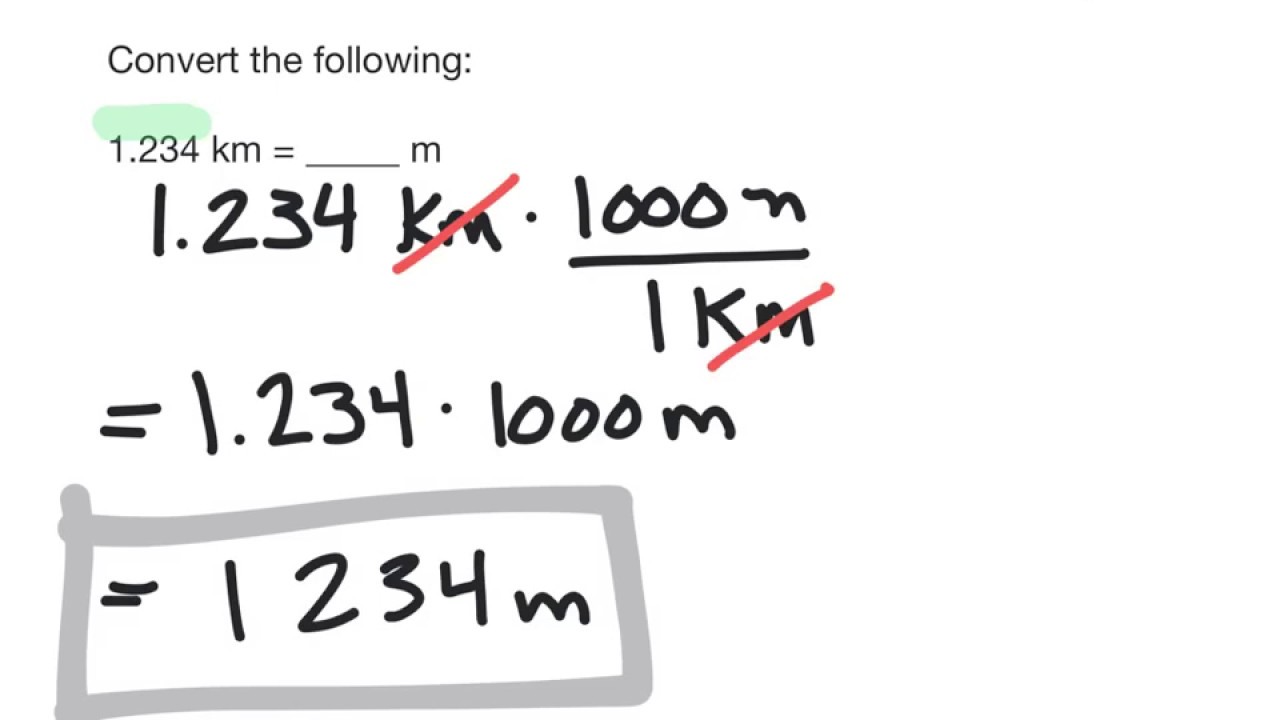 One-step Unit Conversions