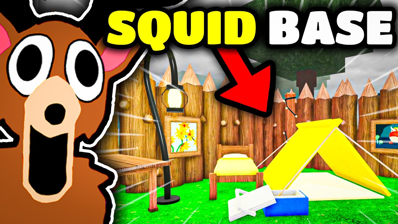 I Built the ULTIMATE SQUID KID BASE in 99 Nights in the Forest!