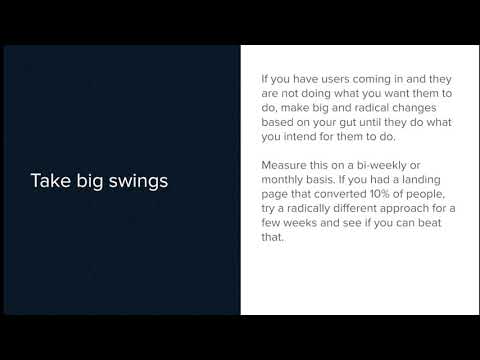 Haven't hit scale yet with my company - what is too small to test in terms