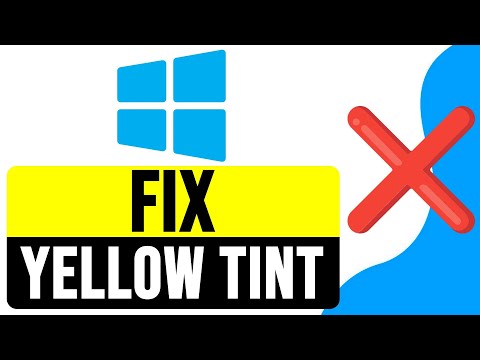 FIX Monitor YELLOW TINT Screen in WINDOWS 11/10/8/7 2025 | Calibrate Monitor Color