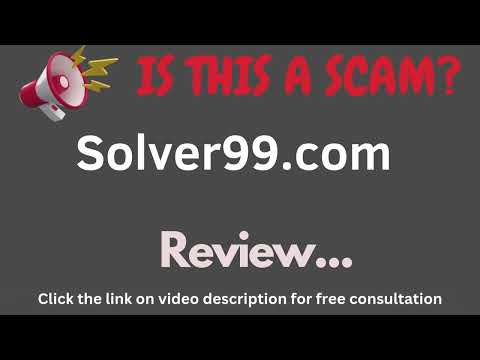 Solver99.com Review: THIS IS A SCAM?