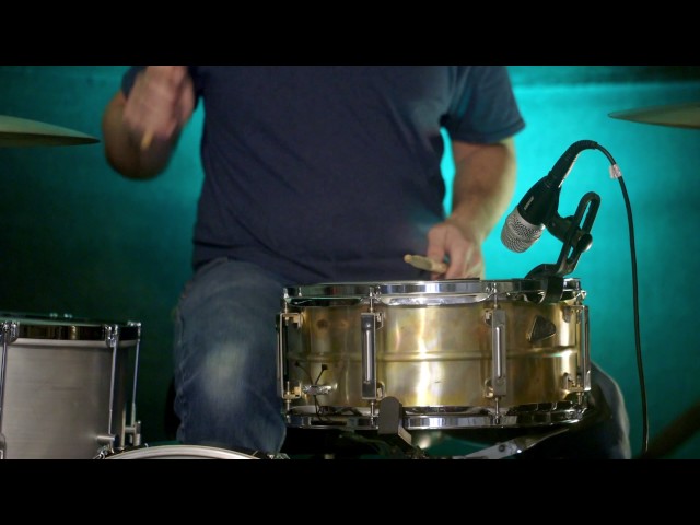 Seamless Spun Brass Snare Drum - Oriollo Giramondo