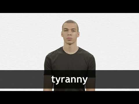 How to pronounce TYRANNY in American English