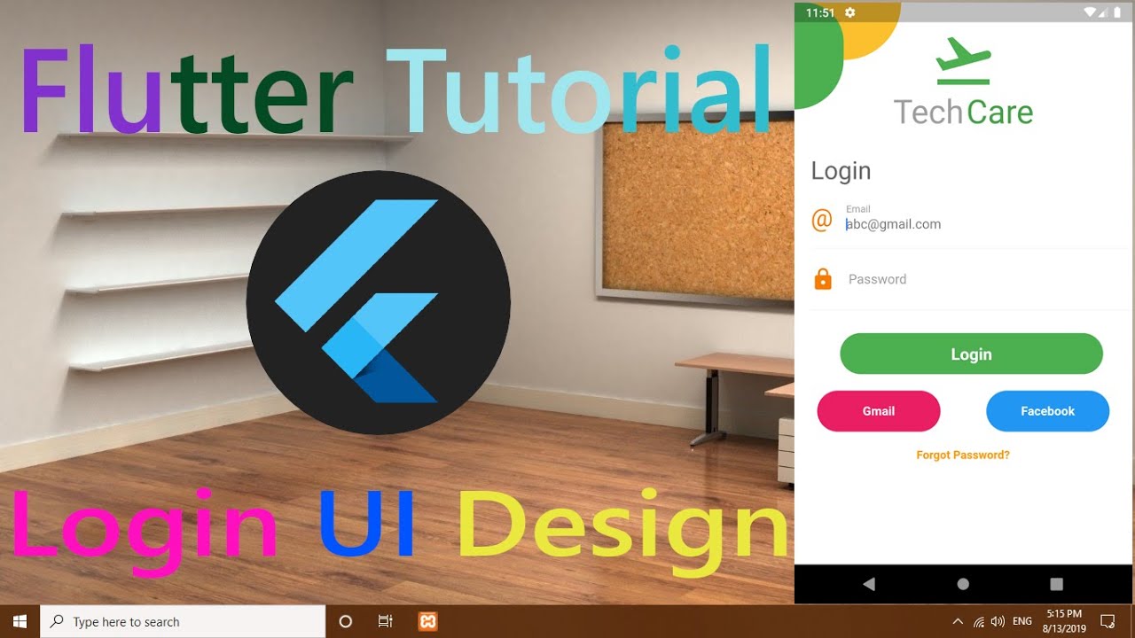 Flutter Login Screen UI : Speed Code