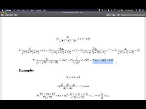 UCLA Stats100B Mathematical Statistics: Normal, Chi-squares, T, F distribution