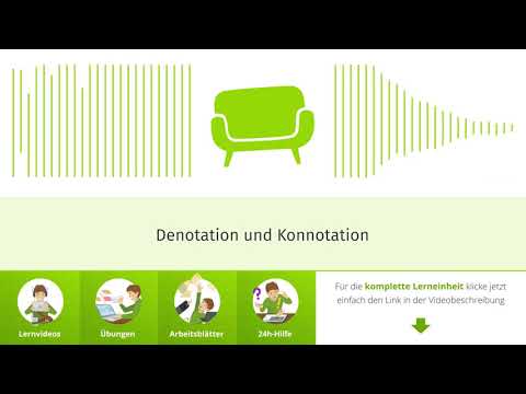 Denotation und Konnotation einfach erklärt | sofatutor