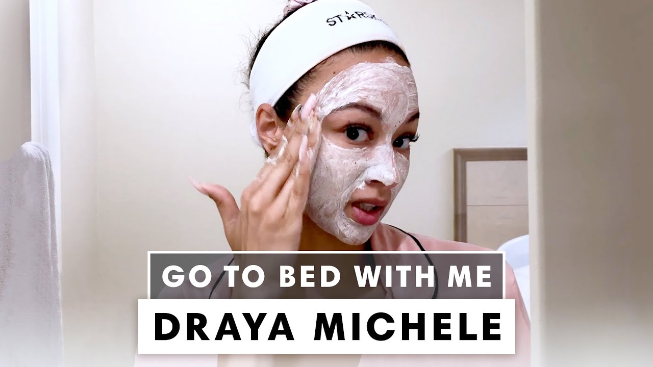 Draya Michele's Nighttime Skincare Routine For Dry Skin | Go To Bed With Me | Harper's BAZAAR