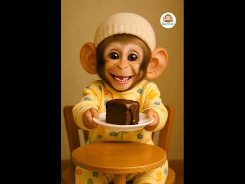 baby monkey is very generous ❤️