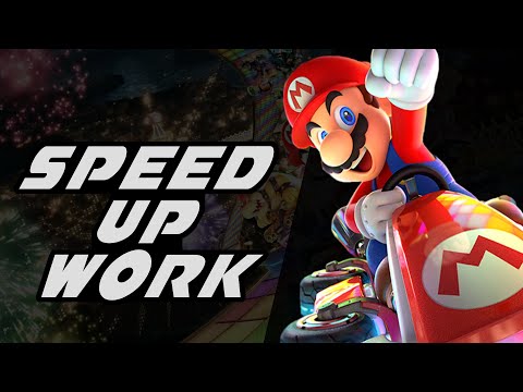 Mario Kart Music To Work Fast - 2 Hours of Active Study Tunes - MK8 Deluxe Edition