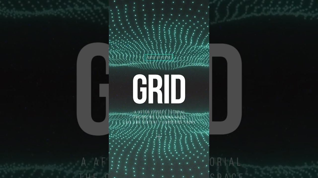 Visual Grid Effects | After Effects Tutorial
