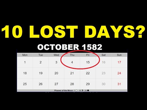 When have we LOST 10 Days? How does the Gregorian calendar work? | On This Day - 4th October |