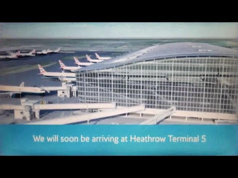 British Airways London Heathrow T5 Arrival Information Video (With clear audio)