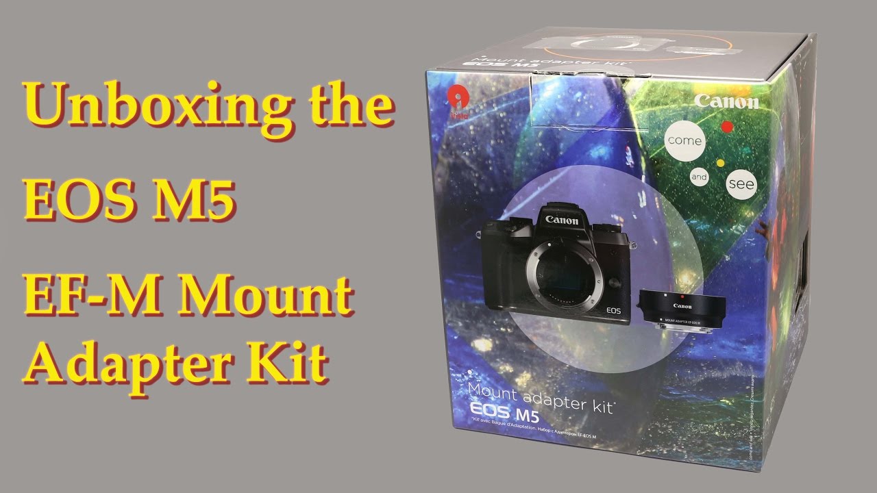 EOS M5 Mount Adapter kit - Unboxing