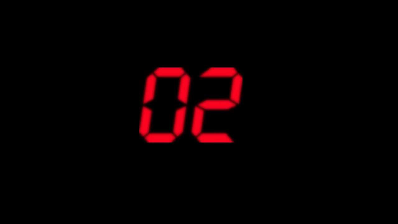 10 Second Timer Count Down Up - Green Screen