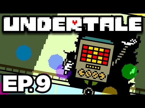 🤖 Mettaton Robot Quiz & Fight, Dr. Alphys Lab, Burnt Pan, Hotland Puzzles!!! - Undertale Ep.9