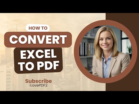 Convert Excel to PDF With High Quality change Excel to PDF in windows Free XLSX to PDF converter
